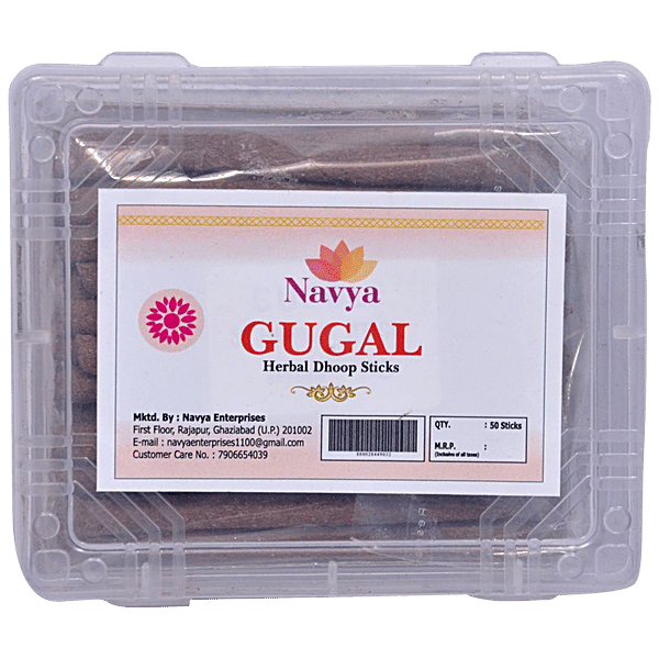 Buy Navya Gugal Herbal Incense/Dhoop Sticks Online at Best Price of Rs ...