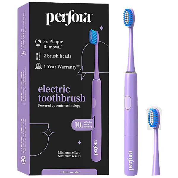Buy Perfora Electric Toothbrush - Lilac Lavender Online at Best Price ...