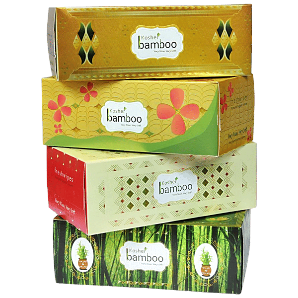 Buy Kosher Bamboo Facial Tissues - 2 Ply Online at Best Price of Rs 180 ...