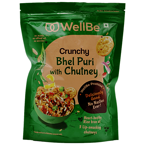 Buy WellBe Crunchy Bhel Puri With Chutney Online at Best Price of Rs 80 - bigbasket
