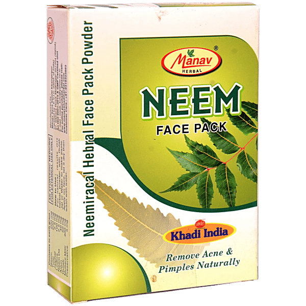 Buy Manav Herbal Neem Face Pack Powder Online at Best Price of Rs 65 ...