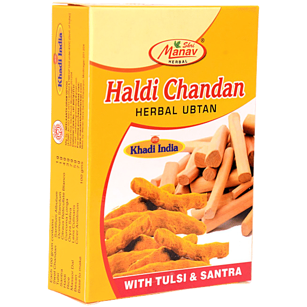 Buy Shri Manav Herbal Haldi Chandan Herbal Ubtan Online at Best Price ...
