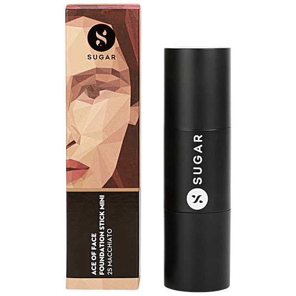 Buy SUGAR Cosmetics Ace Of Face Foundation Stick With Built-In Brush ...
