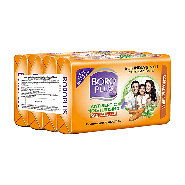 Buy Boroplus Antiseptic + Moisturising Sandal Soap - With Neem Online ...