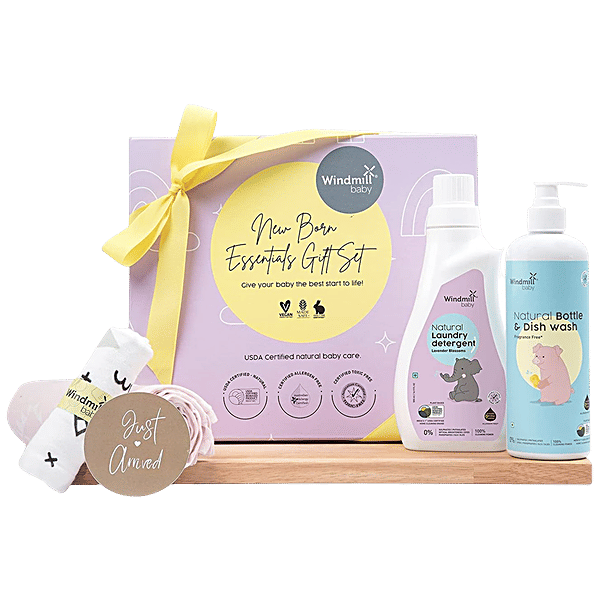 Buy Windmill Baby New Born Essentials Gift Set Online at Best Price of ...