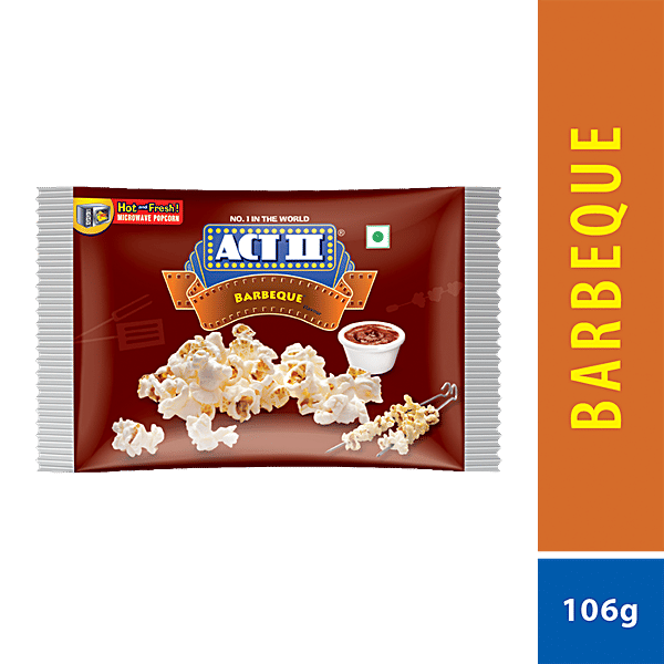 Buy Act 2 Barbeque Microwave Popcorn - Ready To Cook Online at Best ...