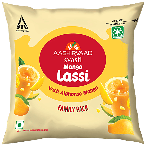 Buy Aashirvaad Svasti Mango Flavoured Lassi Online at Best Price of Rs ...
