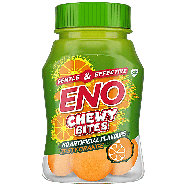 Buy Eno Gentle & Effective Chewable Antacid Tablet - Zesty Orange ...