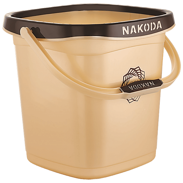 Buy Nakoda Bathroom Bucket - Orange Nexon Square Designer Online at ...