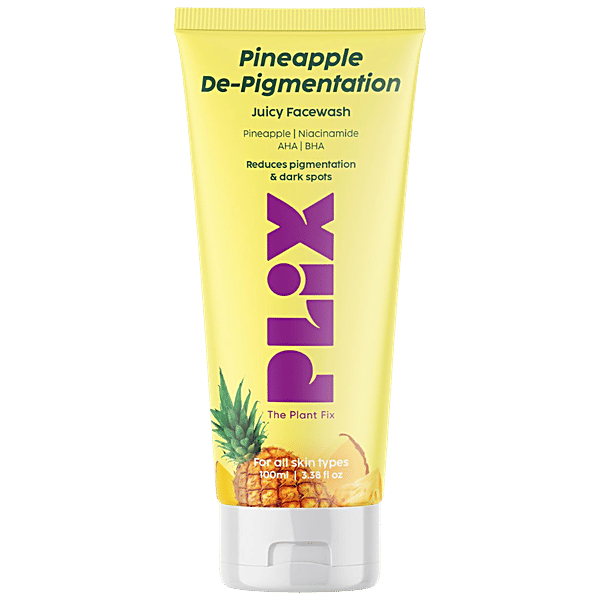 Buy PLIX Pineapple De-Pigmentation Juicy Face Wash - With Niacinamide ...