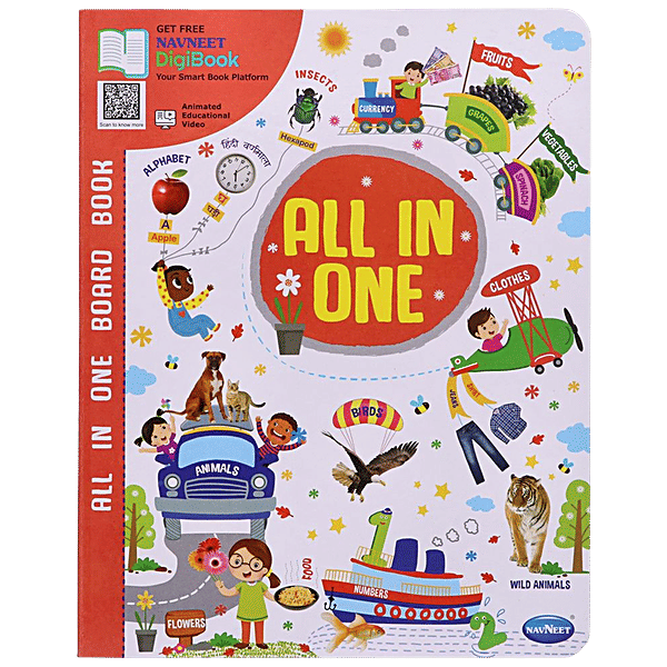 Buy Navneet All In One Board Book - For Kindergarten & Toddlers Online ...