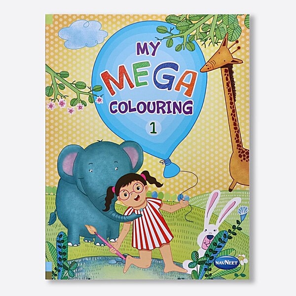Buy Navneet My Mega Colouring Book 1 - For Kids, Preschool ...