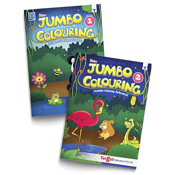 Buy Target Publications Blossom Jumbo Creative Colouring Books Combo ...