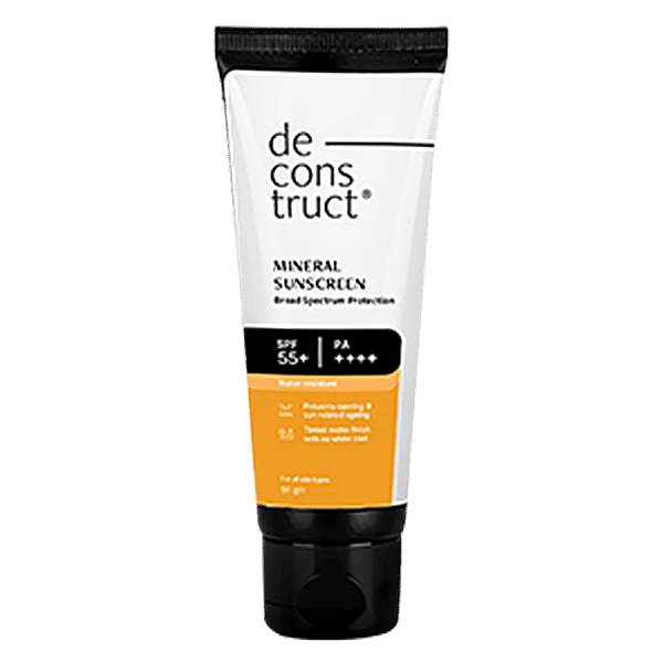 Buy Deconstruct Tinted Mineral Sunscreen - SPF 55+ and PA++++ - Broad ...