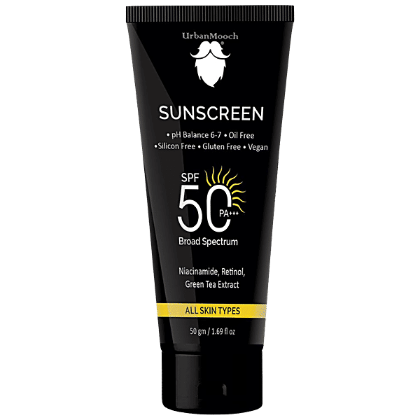 Buy UrbanMooch Sunscreen - SPF 50, Broad Spectrum, PA+++ Online at Best ...