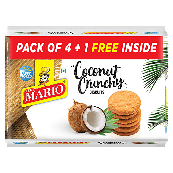 Buy TRDP MARIO Coconut Crunchy Biscuits Online at Best Price of Rs 125 - bigbasket