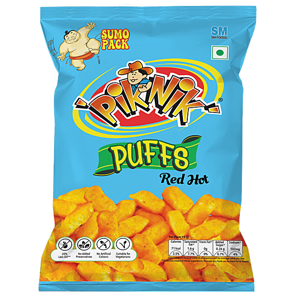 Buy Piknik Puffs - Red Hot Online at Best Price of Rs 30 - bigbasket