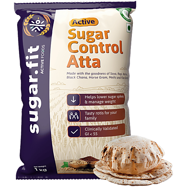 Buy Sugar.Fit Active Sugar Control Atta Online at Best Price of Rs 168. ...