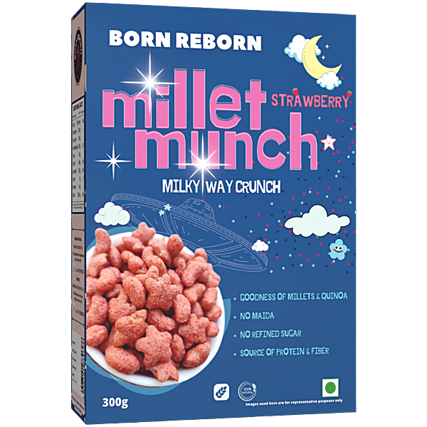 Buy Born Reborn Millet Munch - Strawberry, Milky Way Crunch Online at ...