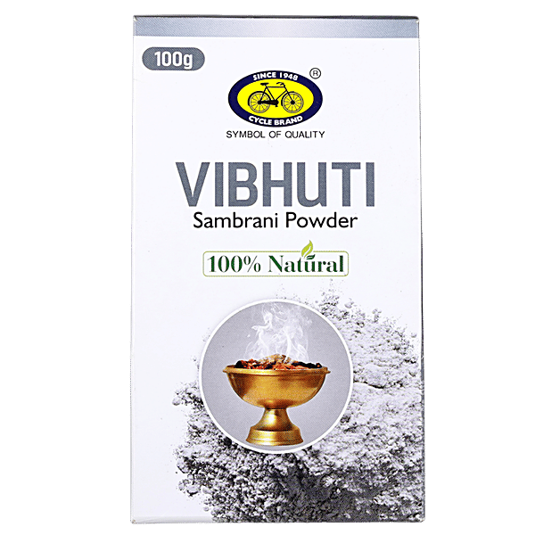 Buy Cycle Vibhuti Sambrani Powder - 100% Natural Online at Best Price ...