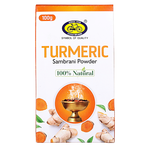 Buy Cycle Turmeric Sambrani Powder - 100% Natural Online at Best Price ...