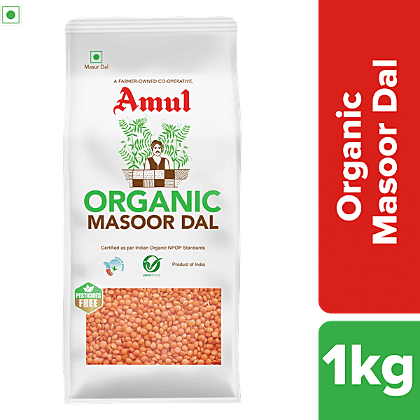Buy Amul Organic Masoor Dal Online at Best Price of Rs 175 - bigbasket