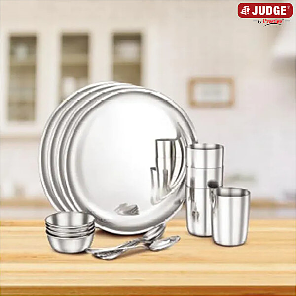 Buy Judge by Prestige Classic Stainless Steel Dinner Set Online at Best ...
