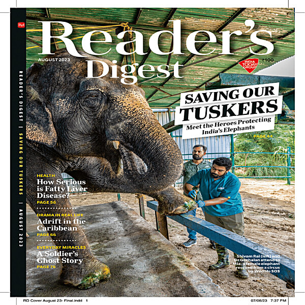 Buy Reader'S Digest Magazine August 2023, Saving The Tuskers Online at ...