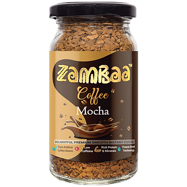 Buy Zambaa Premium Smooth Instant Coffee - Mocha Online at Best Price ...