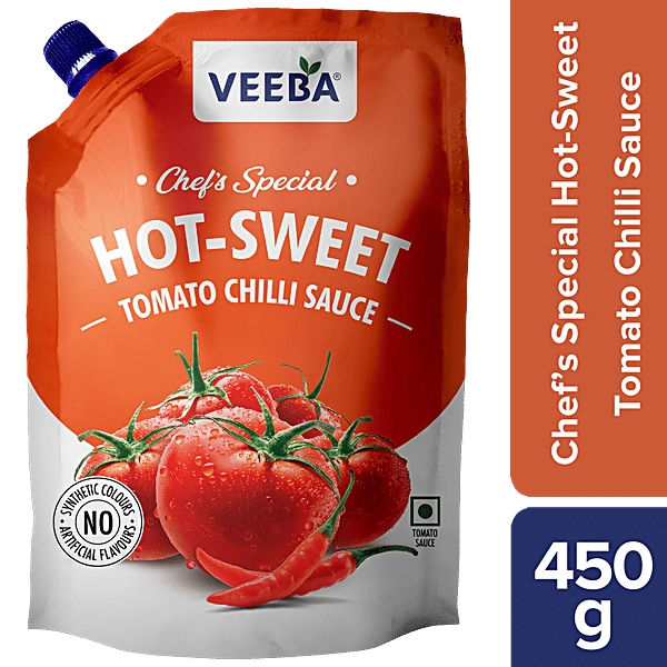 Buy VEEBA Hot - Sweet Tomato Chilli Sauce Chef's Special Online at Best ...