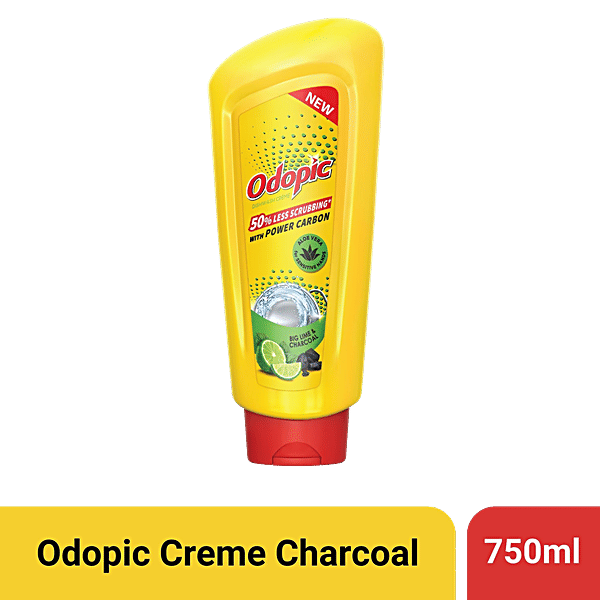 Buy Odopic Dishwash Creme With Power Carbon - 50% Less Scrubbing ...