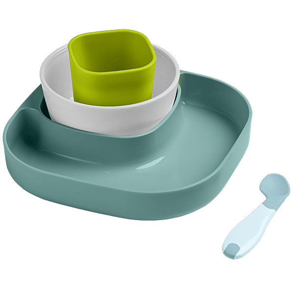 Buy LuvLap Baby Tableware Set - Blue & Green Online at Best Price of Rs ...