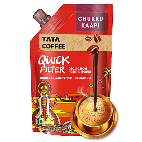 Buy Tata Coffee Quick Filter Decoction Premix Black Chukku Kaapi Liquid ...