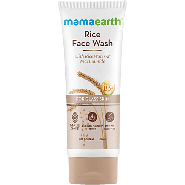 Buy Mamaearth Rice Face Wash - With Niacinamide Online at Best Price of ...