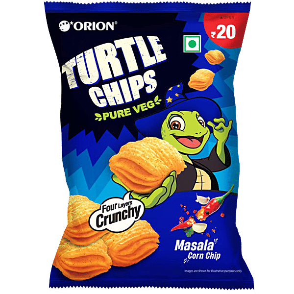 Buy Orion Masala Corn Turtle Chips Online at Best Price of Rs 20 ...