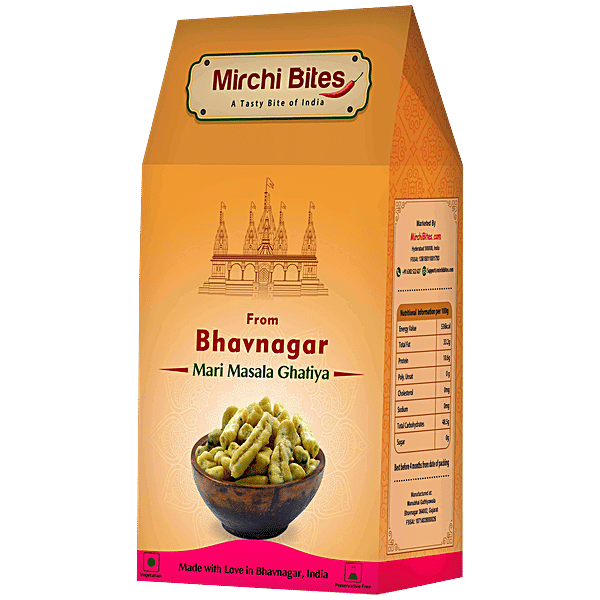 Buy Mirchi Bites Bhavnagar Mari Masala Gathiya Online at Best Price of ...