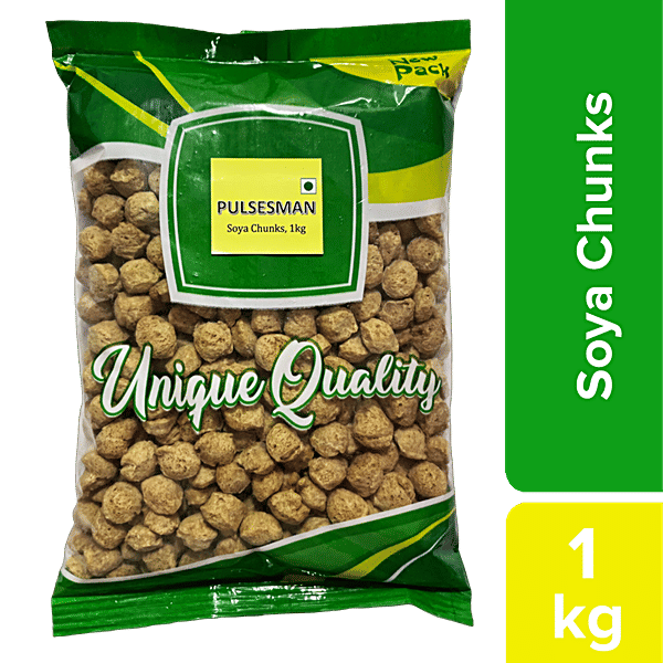 Buy Pulsesman Soya Chunks Online at Best Price of Rs 154 - bigbasket
