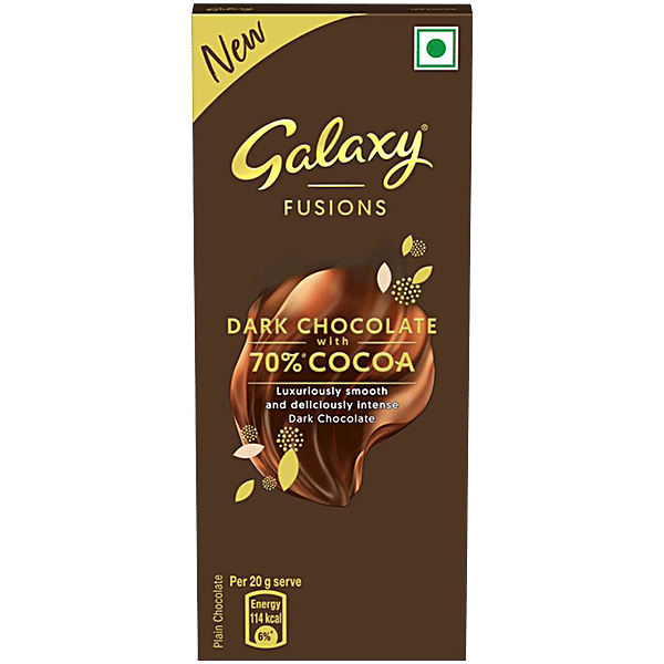 Buy Galaxy Fusions Dark Chocolate With 70% Cocoa Online at Best Price ...
