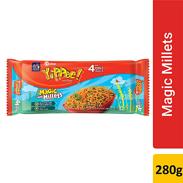 Buy Sunfeast YiPPee! Magic With Millets Instant Noodles Online at Best ...