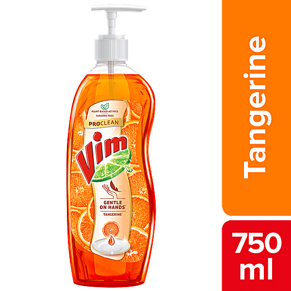 Buy Vim ProClean Dishwash Liquid With 100% Plant-Based Actives ...