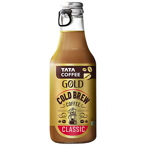 Buy Tata Coffee Gold Classic Flavoured Cold Brew Rich & Creamy Ready To ...