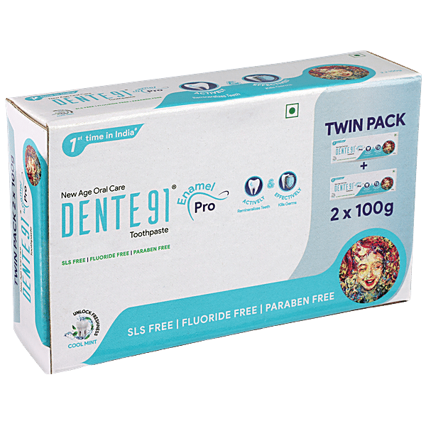Buy Dente91 Toothpaste - Cool Mint Online at Best Price of Rs 398 ...