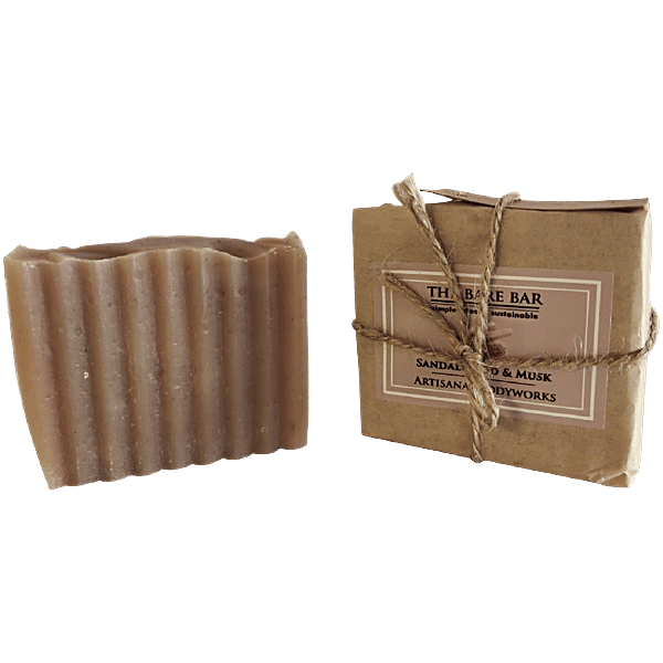 Buy The Bare Bar Sandalwood & Musk Soap Bar Online at Best Price of Rs ...