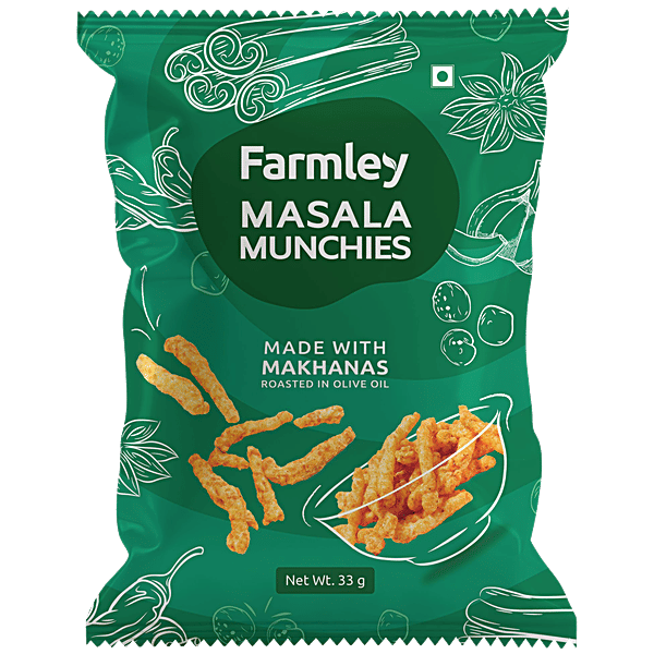 Buy Farmley Masala Munchies - Made With Makhanas, Roasted In Olive Oil ...