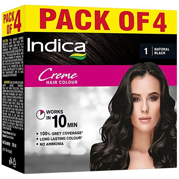 Buy Indica Creme Hair Colour - Works In 10 Minutes Online at Best Price ...