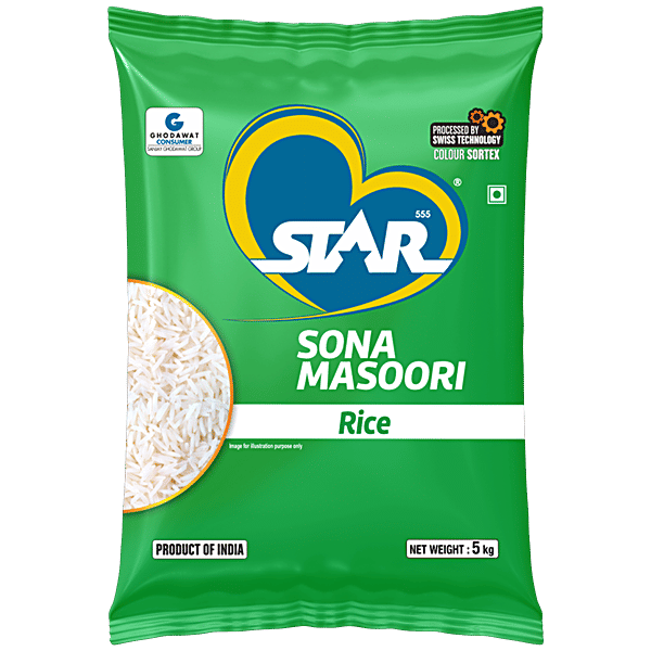 Buy Star 555 Sona Masoori Rice Online at Best Price of Rs 374.77 ...