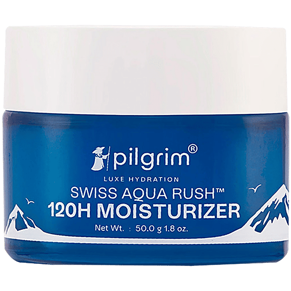 Buy Pilgrim Swiss Aqua Rush 120H Moisturizer For Face - Plump & Glowing ...