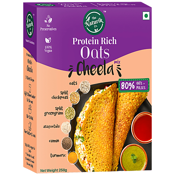 Buy The Naturik Co. Protein Rich Oats Cheela Mix Online at Best Price ...
