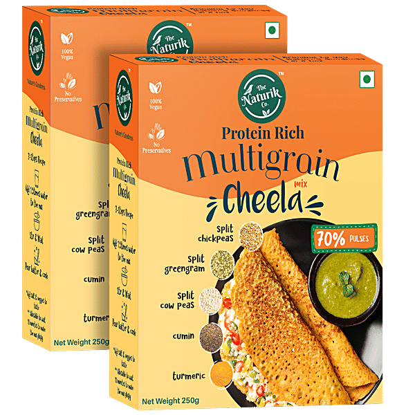 Buy The Naturik Co. Protein Rich Multigrain Cheela Mix Online at Best ...