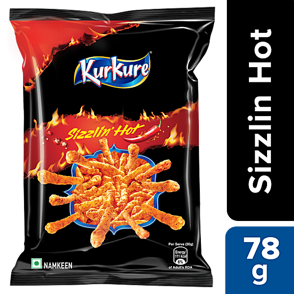 Buy Kurkure Sizzlin' Hot Namkeen Online at Best Price of Rs 20 - bigbasket